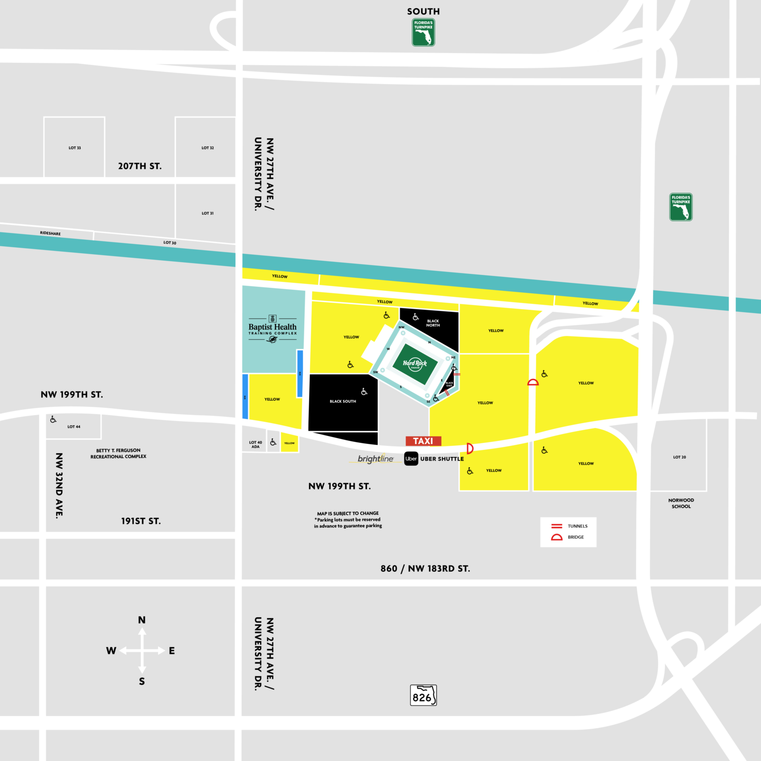 TAYLOR SWIFT | THE ERAS TOUR PARKING - Hard Rock Stadium