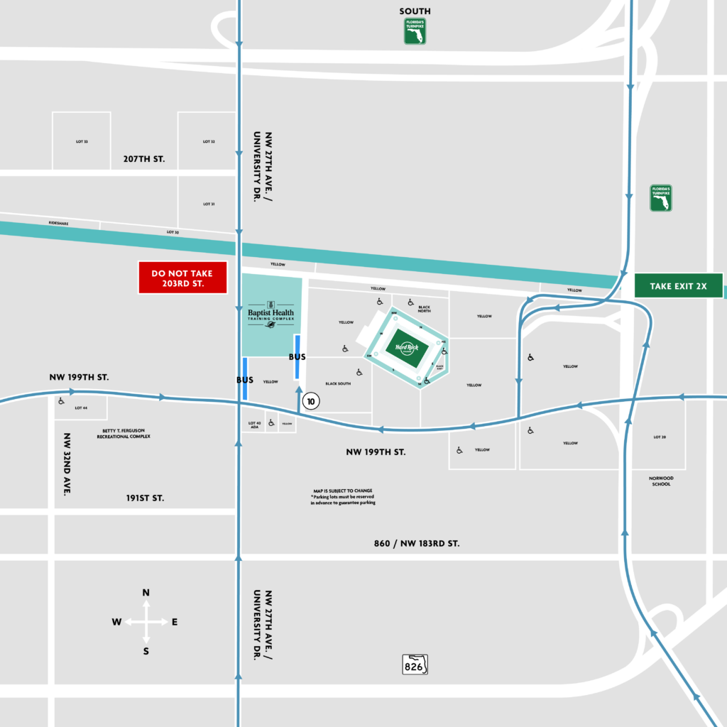 TAYLOR SWIFT | THE ERAS TOUR PARKING - Hard Rock Stadium